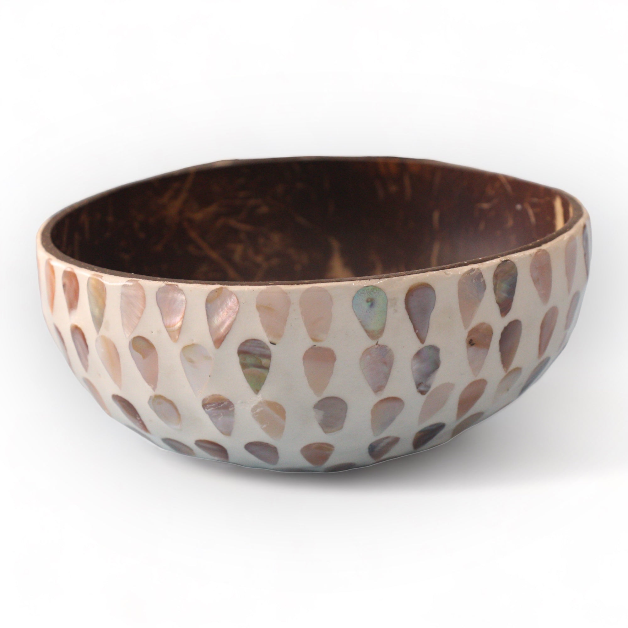 Raindrops Seashell Coconut Bowl (500ml) – Comorin Coconuts